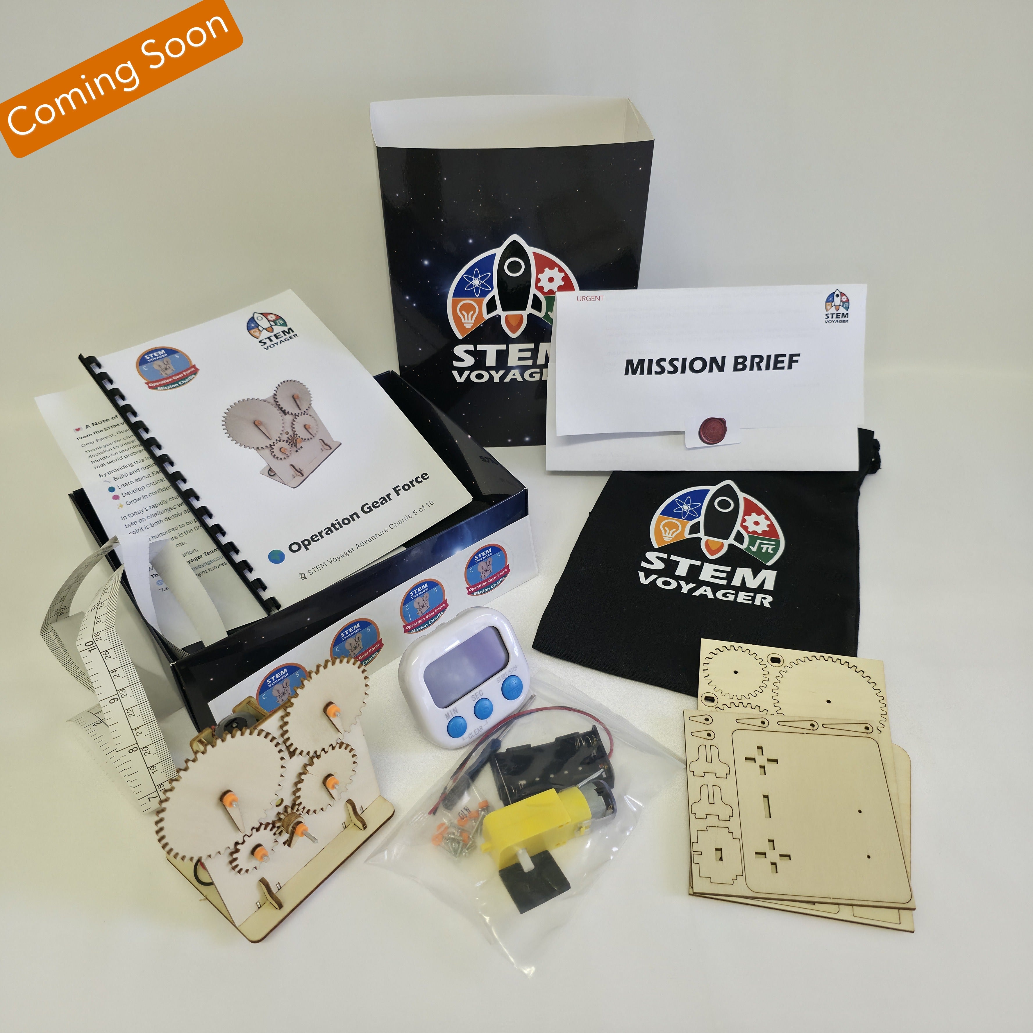 Gear Drive Year 3 STEM Kit 5 – StemVoyager